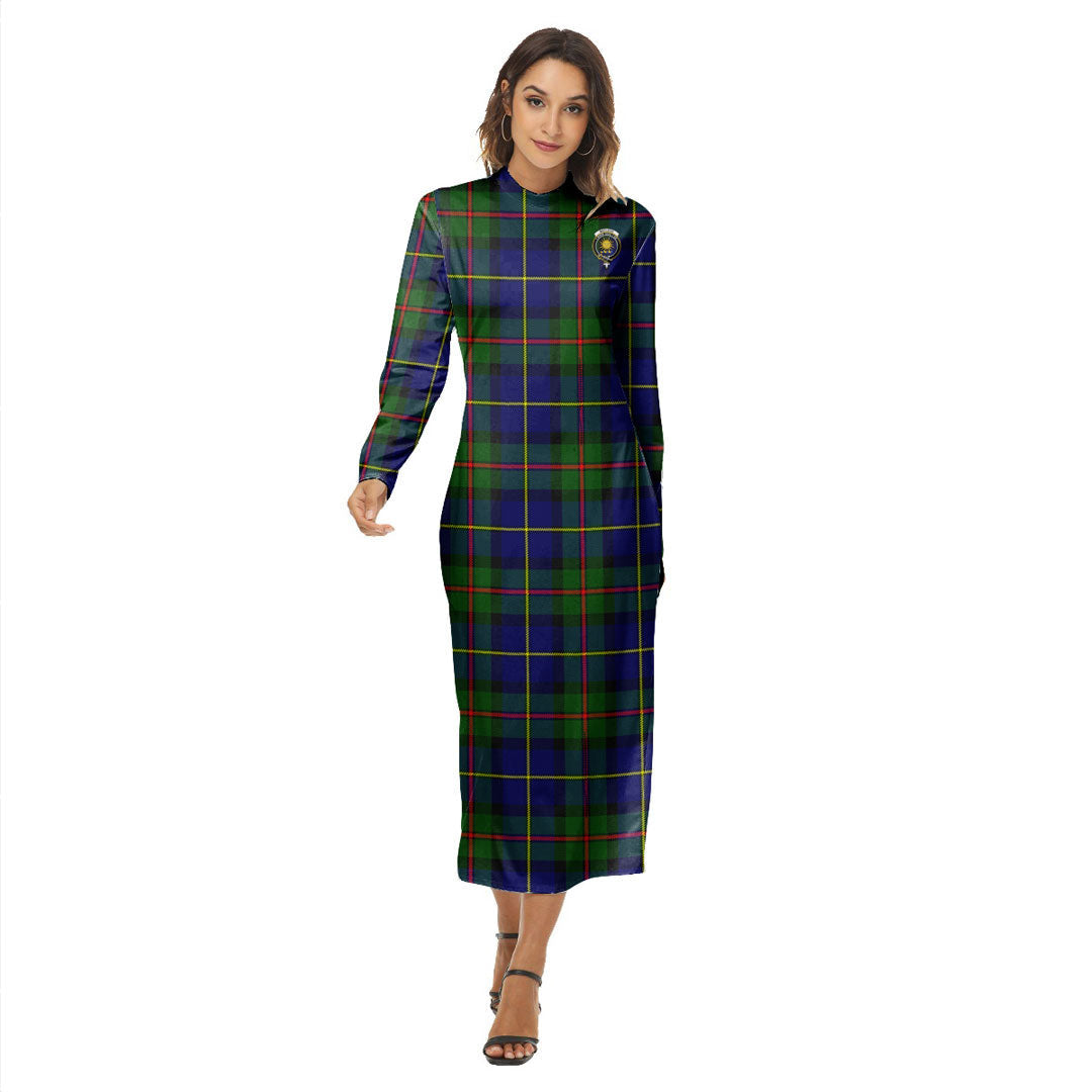MacLeod of Harris Modern Tartan Crest Women's Hip Dress – Tartan Clans