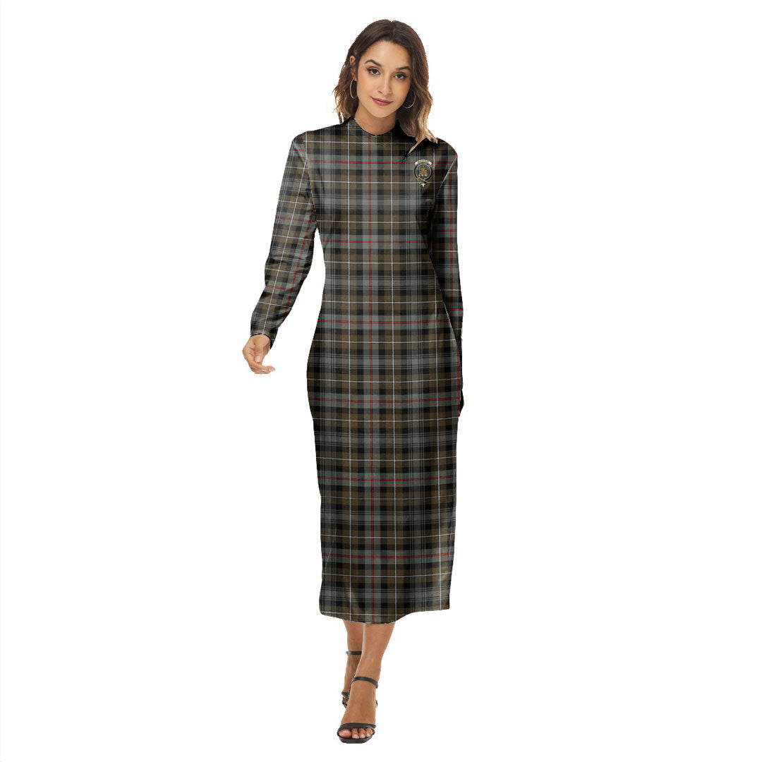 MacKenzie Weathered Tartan Crest Women's Hip Dress – Tartan Clans
