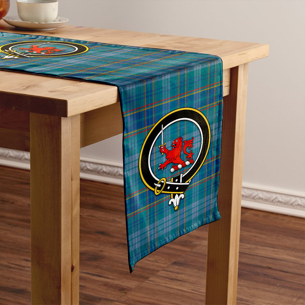 Dempster Ancient Tartan Crest Table Runner – Tartan Clans